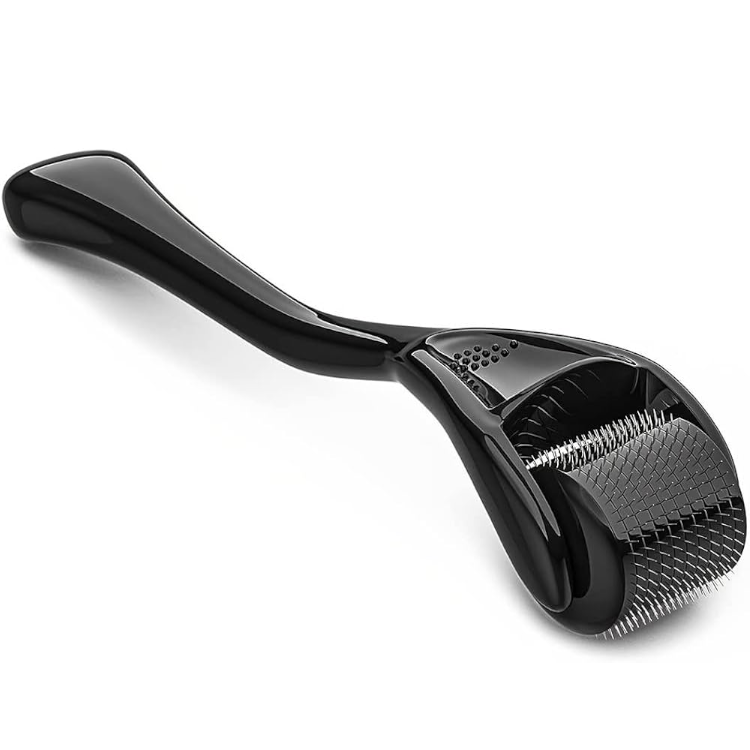 Dermaroller 0,5mm 540 micro aiguilles - Microneedling pour la barbe, l ...